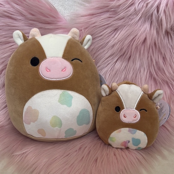 Squishmallows | Toys | Nwt Griella The Cow Squishmallows Bundle | Poshmark